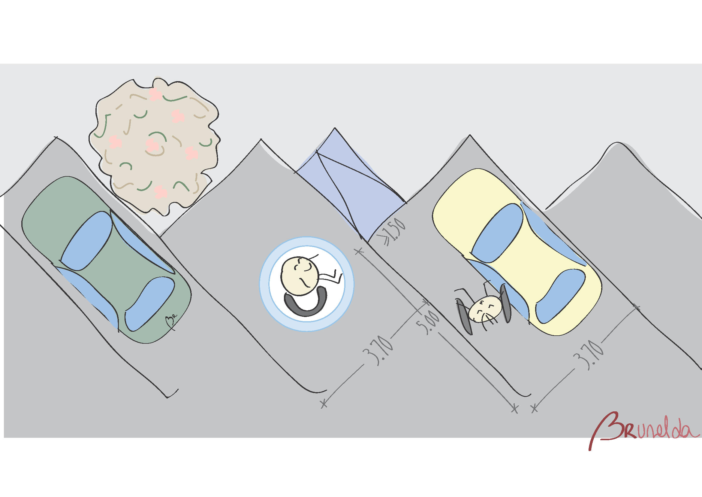 Espacios de Aparcamiento – Alfonso Bruna